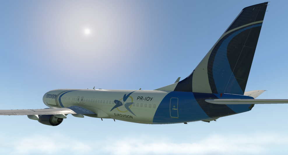 Zibo 737-800 Eurovision Cargo - Aircraft Skins - Liveries - X-Plane.Org ...