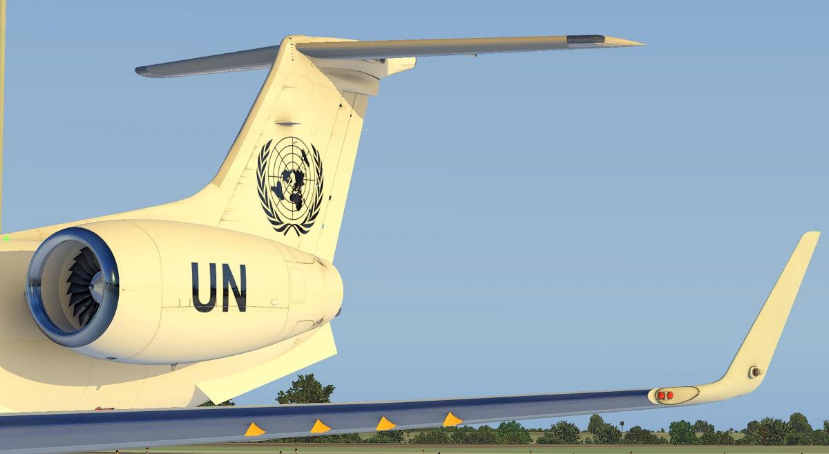 United Nations Livery Embraer Legacy 650 ERJ-135BJ by X-Crafts - ERJ ...