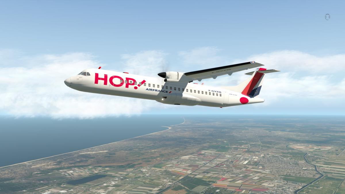 HOP! Air France ATR 72-500 - Aircraft Skins - Liveries - X-Plane.Org Forum