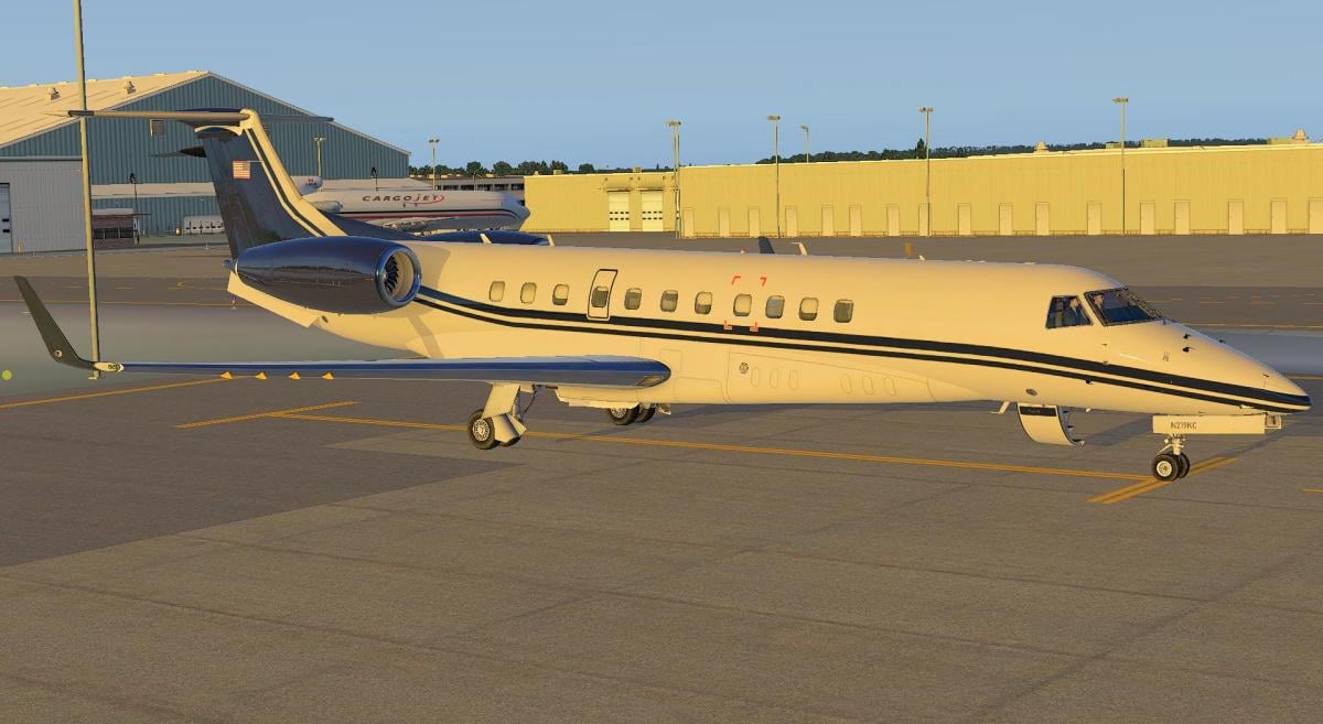 Black Tail Livery Embraer Legacy 650 ERJ-135BJ by X-Crafts - ERJ Family ...