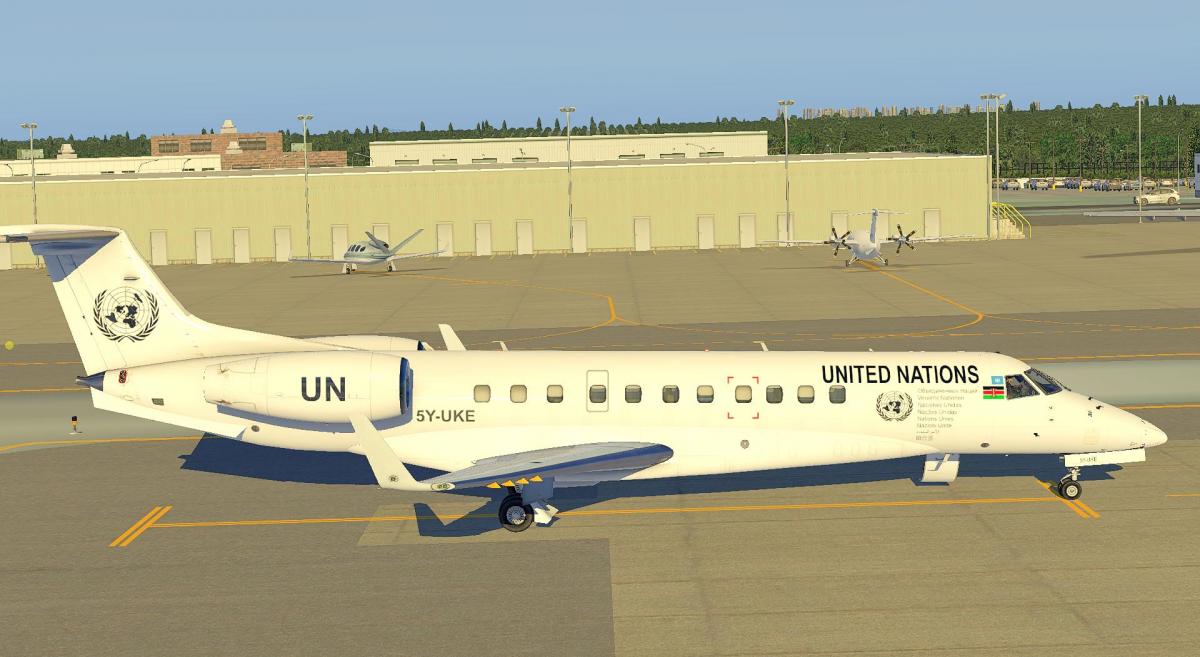 United Nations Livery Embraer Legacy 650 ERJ-135BJ by X-Crafts - ERJ ...