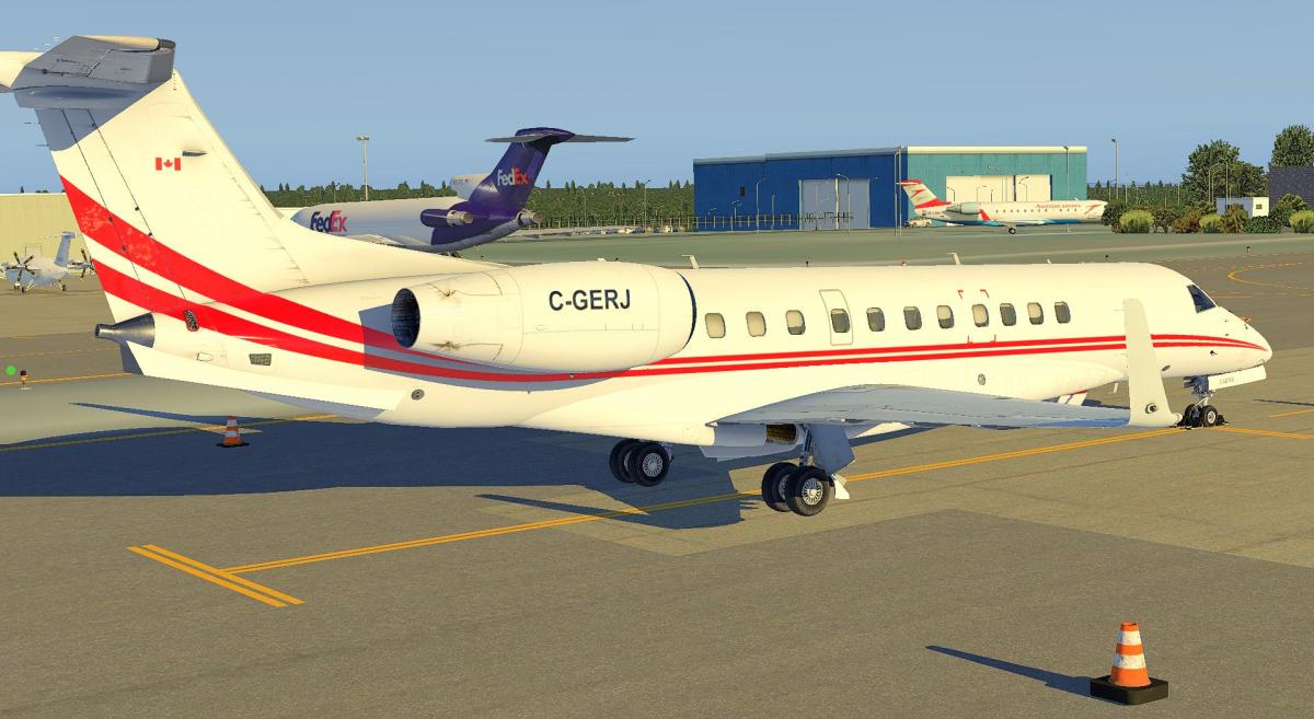 Triple Lines Livery Embraer Legacy 650 ERJ-135BJ by X-Crafts - ERJ ...