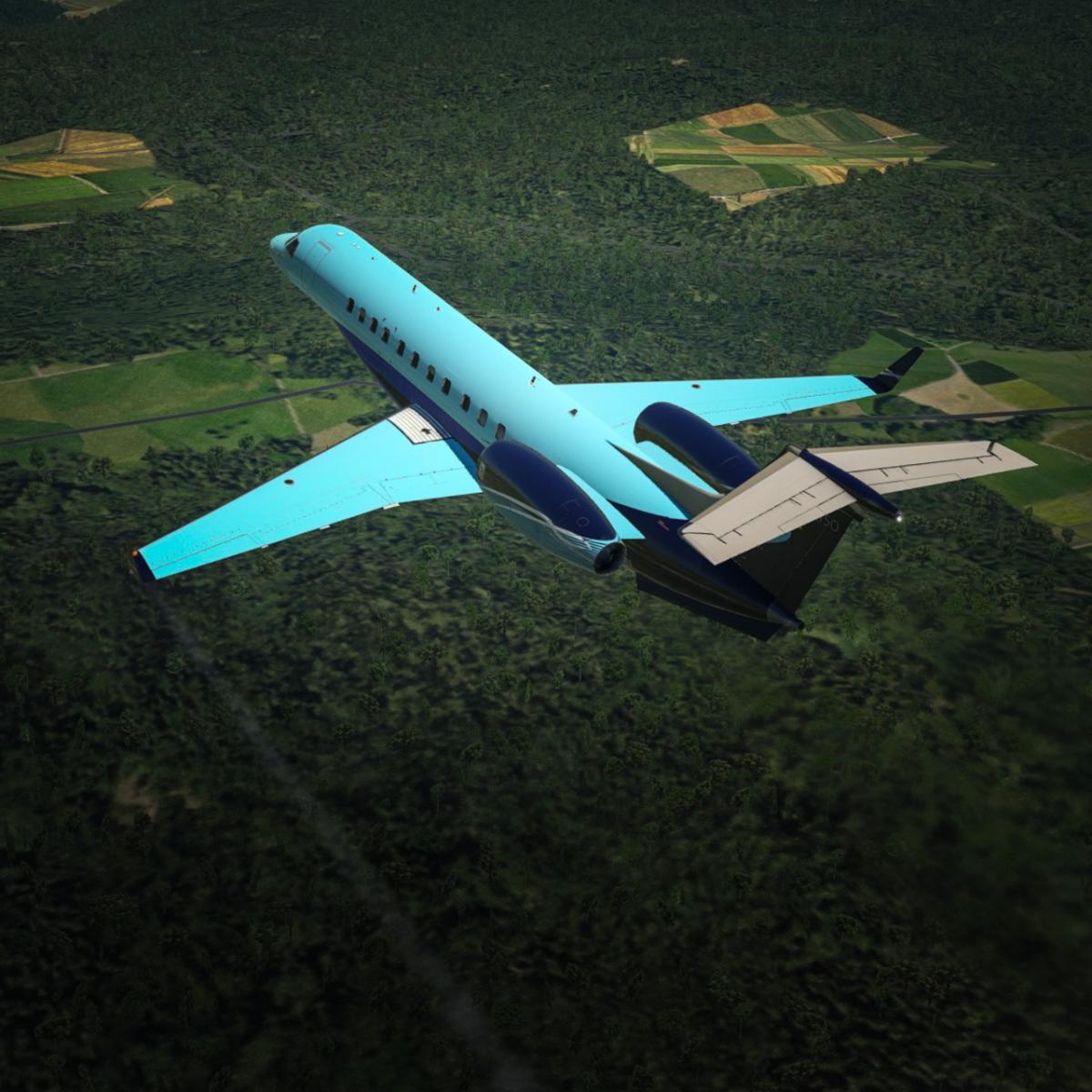 EMBRAER LEGACY 650 2 BLUE JET.zip - Aircraft Skins - Liveries - X-Plane ...