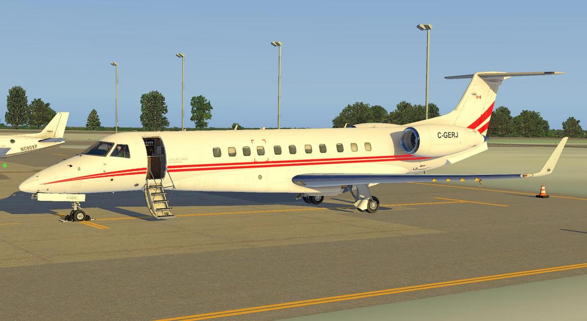 Triple Lines Livery Embraer Legacy 650 ERJ-135BJ by X-Crafts - ERJ ...