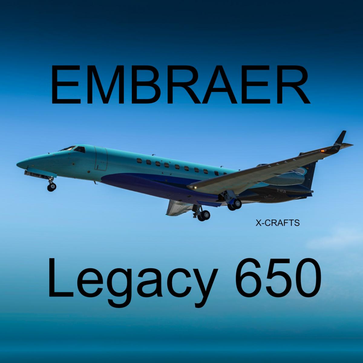 EMBRAER LEGACY 650 2 BLUE JET.zip - Aircraft Skins - Liveries - X-Plane ...