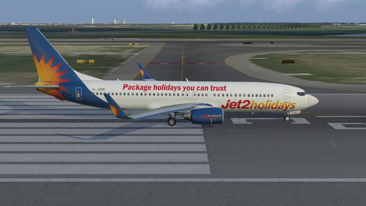 G-JZHK Jet2 Holidays sunburst livery for Zibo 737-800 - Aircraft Skins ...