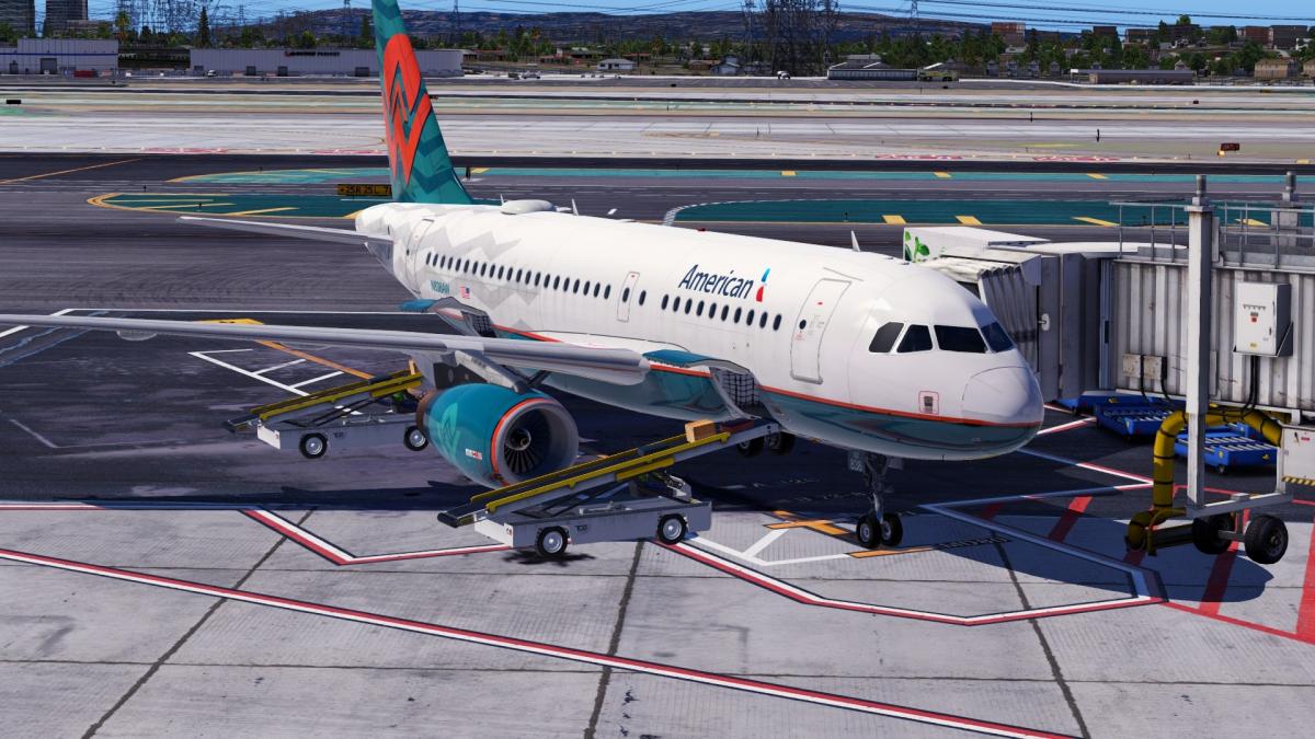 ToLiss A319 - American Airlines Retro America West N838AW - Aircraft ...