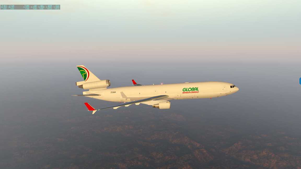 Global Africa Cargo Z-GAA for MD-11 By Overland - Aircraft Skins ...
