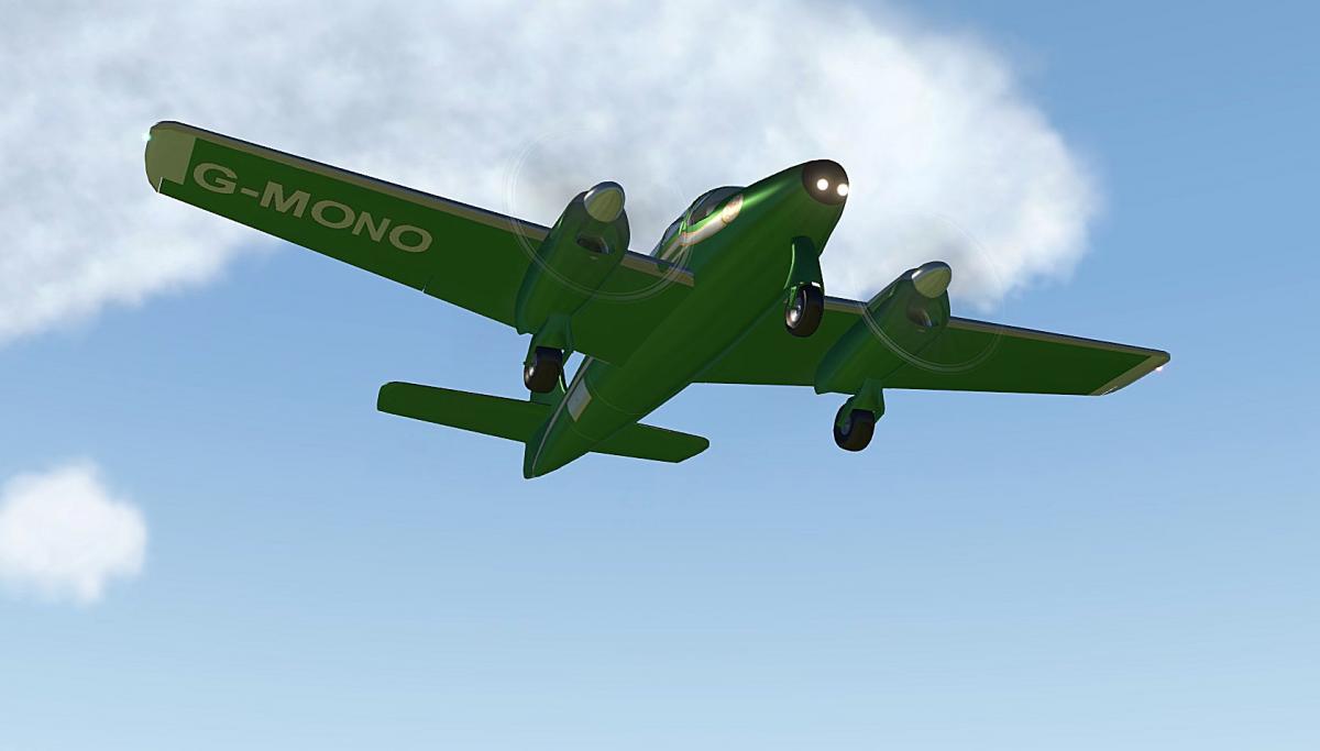 G-MONO Green & Silver Metallic (Morane Saulnier 703 Michael Wilson ...