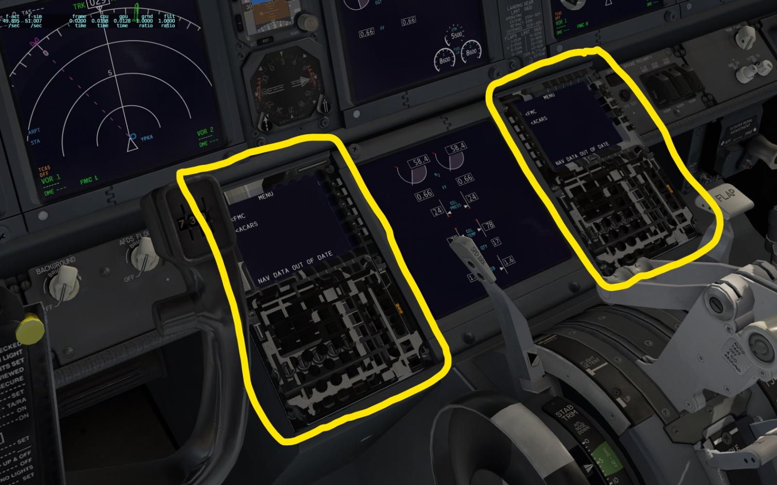 Zibo 3.34 RC3.0 FMC BUTTONS missing - ZIBO B738-800 modified - X-Plane ...