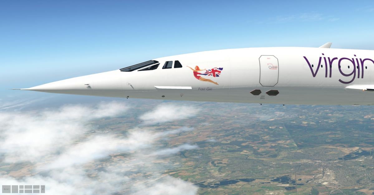 Colimata Concorde Virgin Atlantic Livery - Concorde by Colimata - X ...