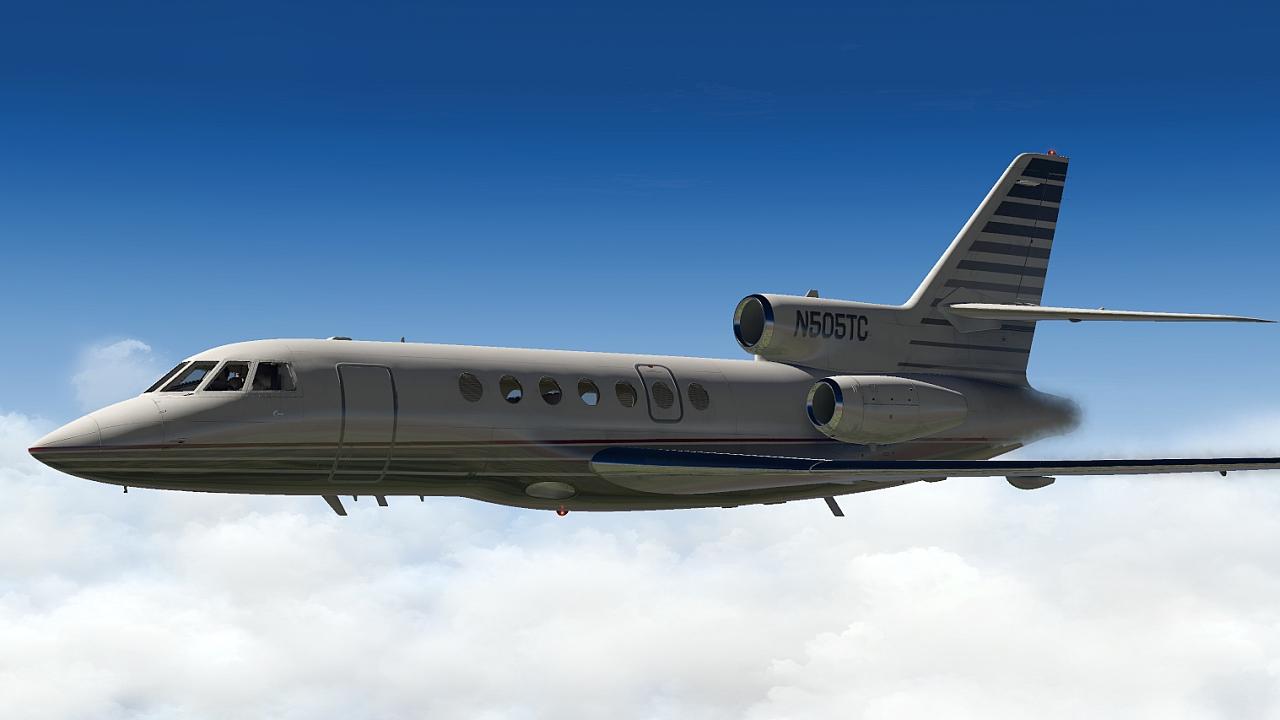 Falcon 50 N505TC - Carenado Paints - X-Plane.Org Forum