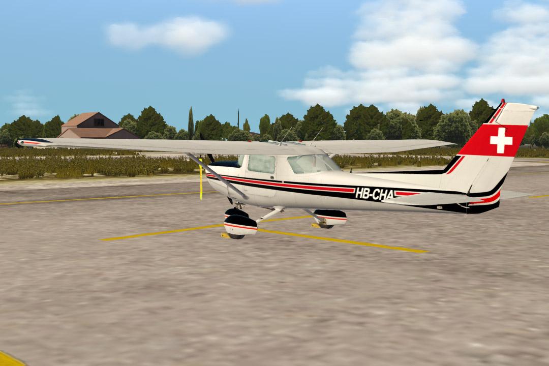 Carenado + nhadrian Cessna 152II Livery Repaint HB-CHA - Carenado ...