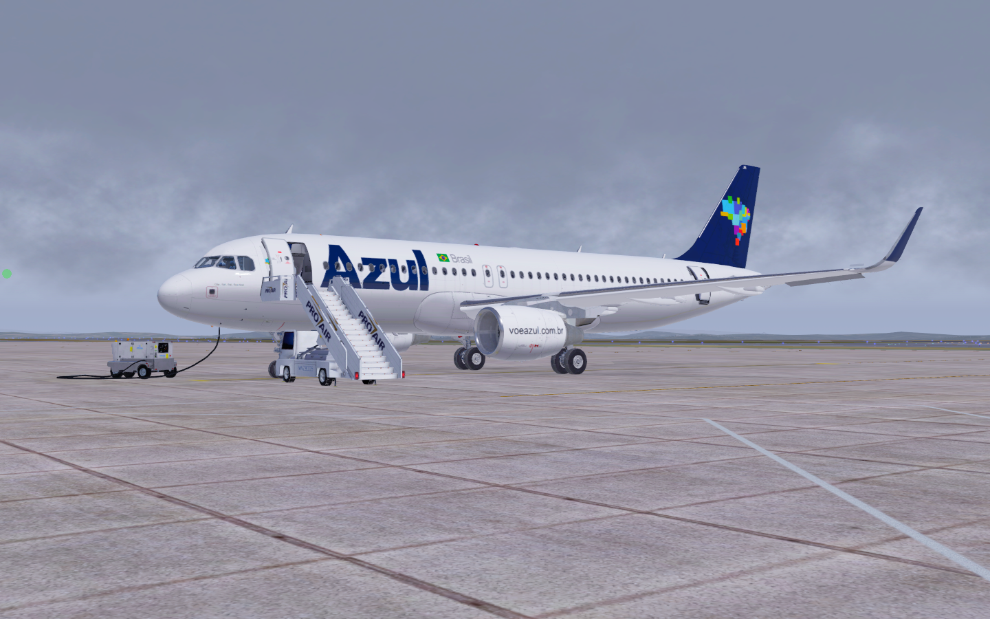 Flightfactor A320 Ultimate | Azul PR-AJE CEO (Sharklets) - Aircraft ...