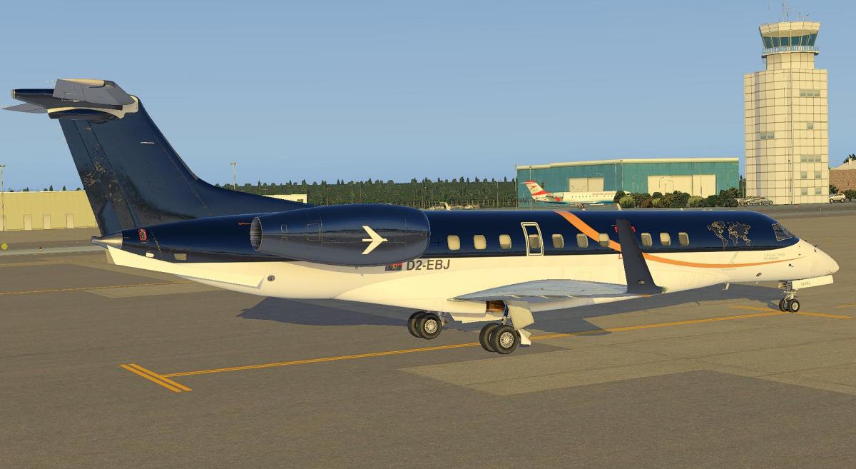 Black Signature Livery Embraer Legacy 650 ERJ-135BJ by X-Crafts - ERJ ...