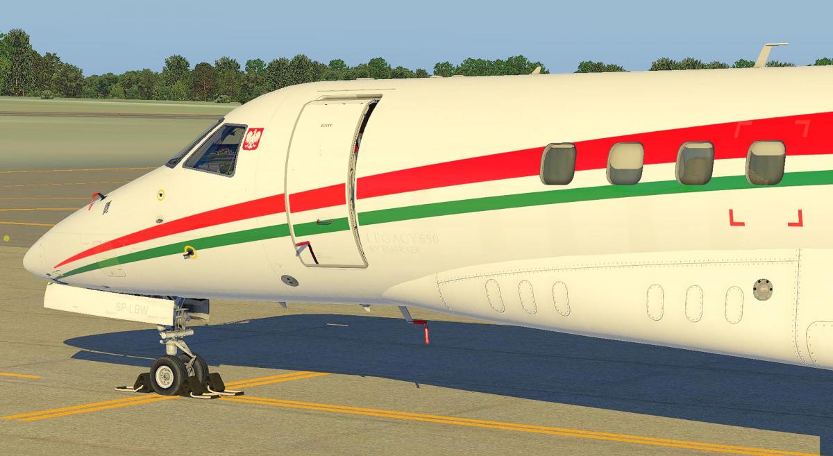 Two Lines Livery Embraer Legacy 650 ERJ-135BJ by X-Crafts - ERJ Family ...