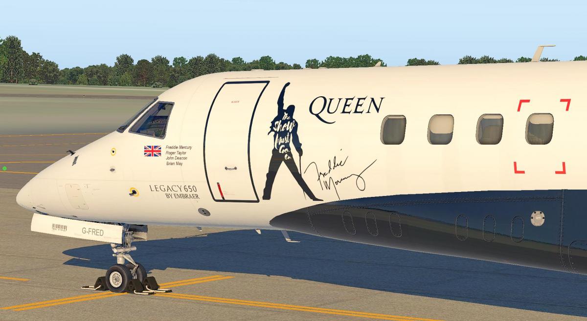 Rock Livery Embraer Legacy 650 ERJ-135BJ by X-Crafts - ERJ Family by X ...