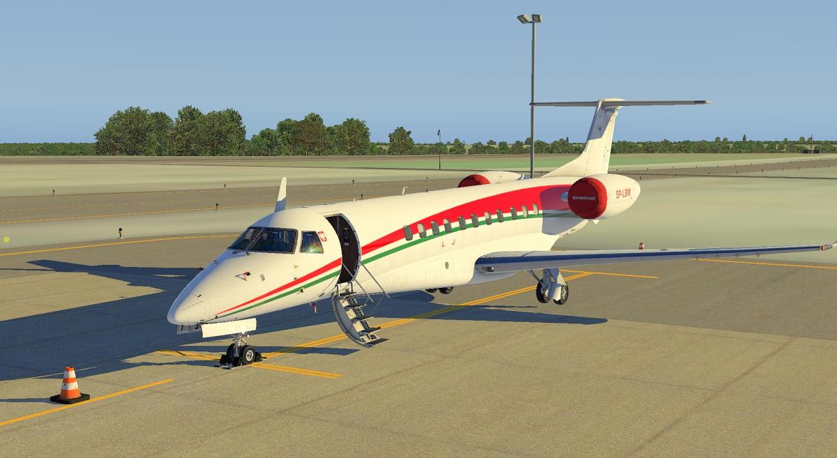 Two Lines Livery Embraer Legacy 650 ERJ-135BJ by X-Crafts - ERJ Family ...