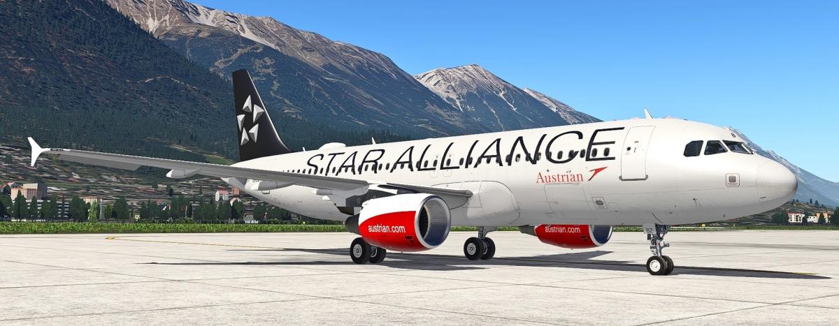 FF A320 Star Alliance Austria OE-LBZ - Aircraft Skins - Liveries - X ...