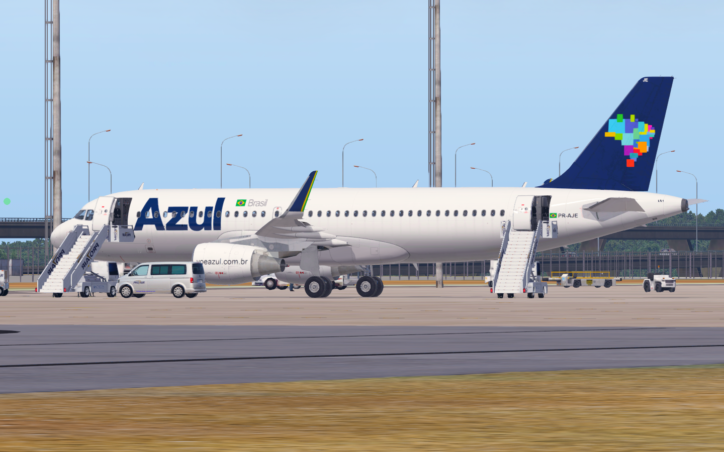 Flightfactor A320 Ultimate | Azul PR-AJE CEO (No Sharklets) - Aircraft ...