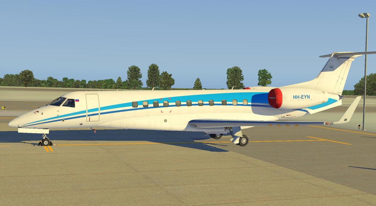 Two Lines Livery Embraer Legacy 650 ERJ-135BJ by X-Crafts - ERJ Family ...