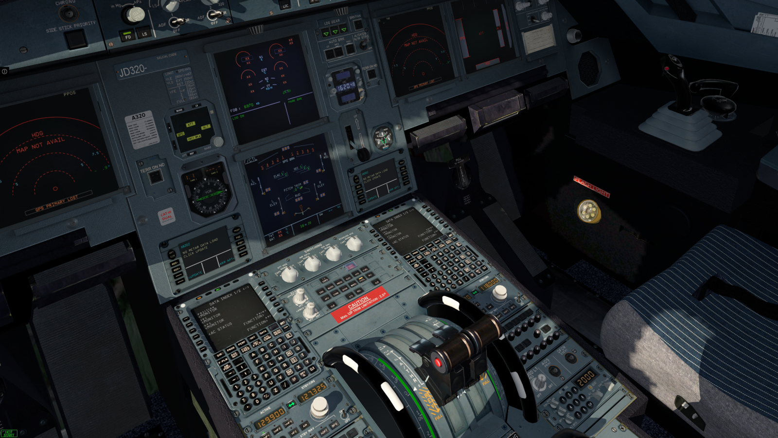Making the engine panel displays brighter - A320 by JARDesign - X-Plane ...