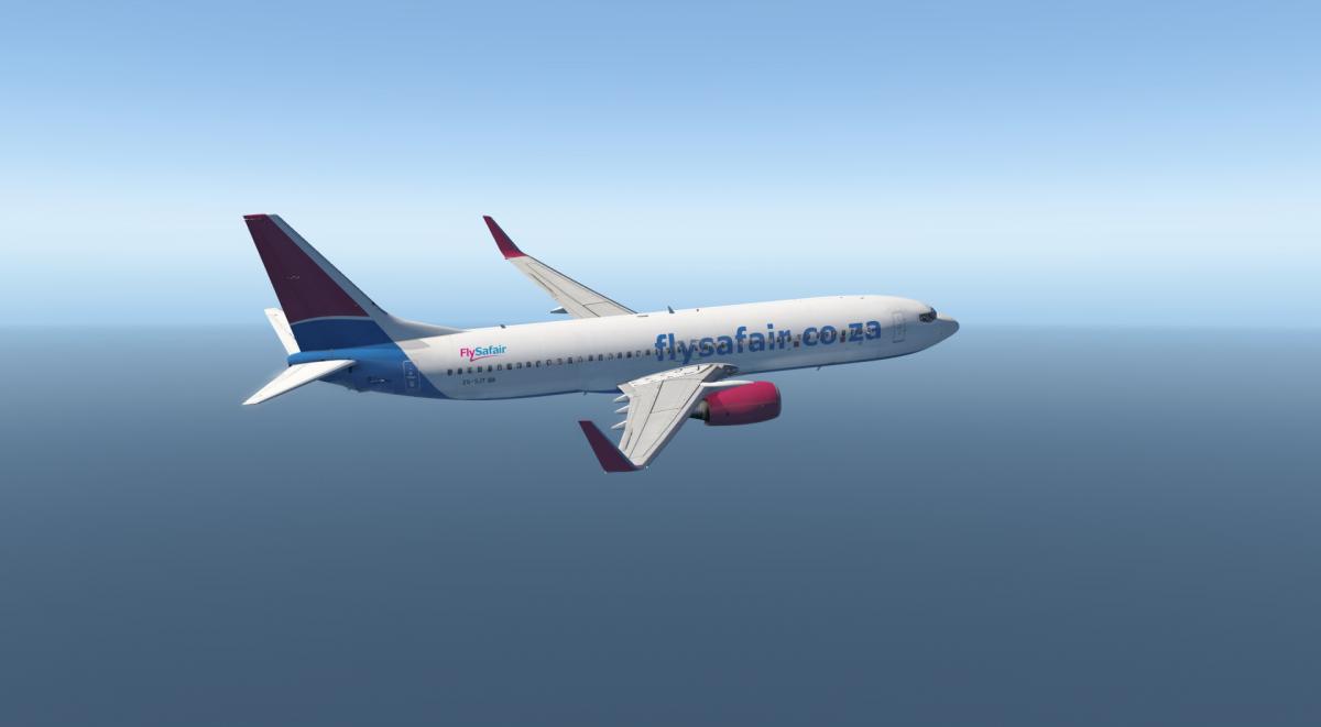 ZIBO 737 800 Fly Safair - Aircraft Skins - Liveries - X-Plane.Org Forum