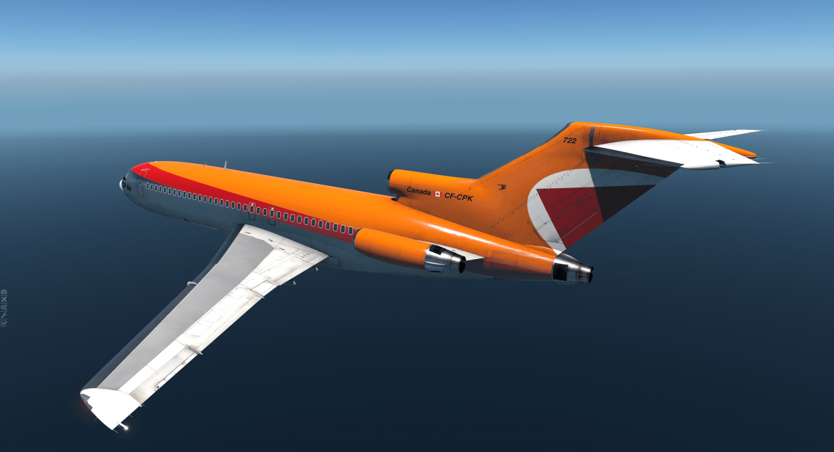 CP Air retro livery for FJS 727-100 - Aircraft Skins - Liveries - X ...