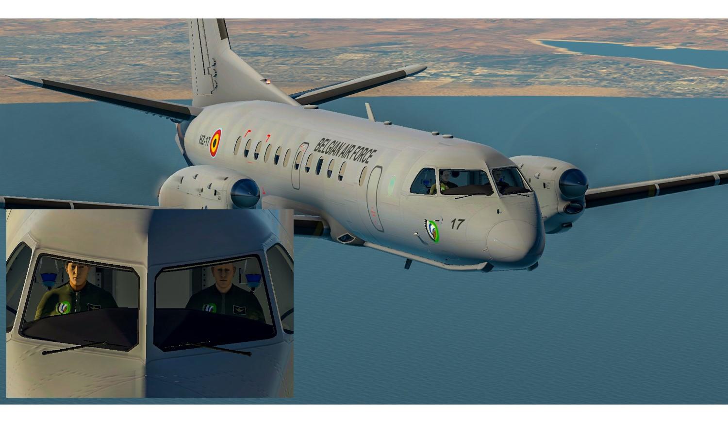 Two Saab 340's for the Belgian air force - ScreenShots And videos - X ...