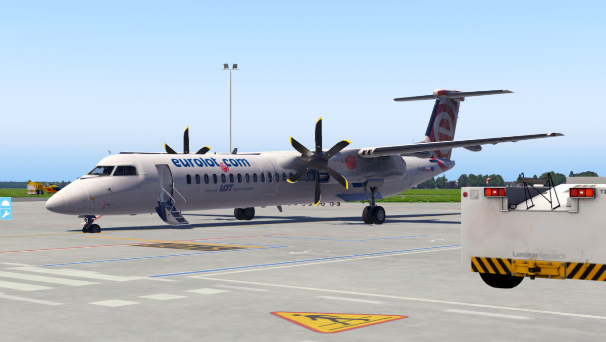 Eurolot SP-EQD Bombardier Dash 8 Q400 FlySim livery - Aircraft Skins ...