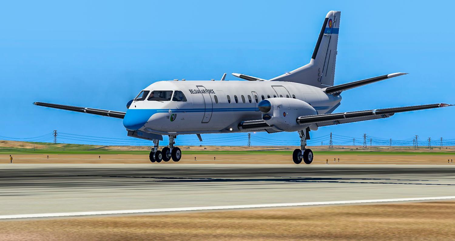 Two Saab 340's for the Belgian air force - ScreenShots And videos - X ...