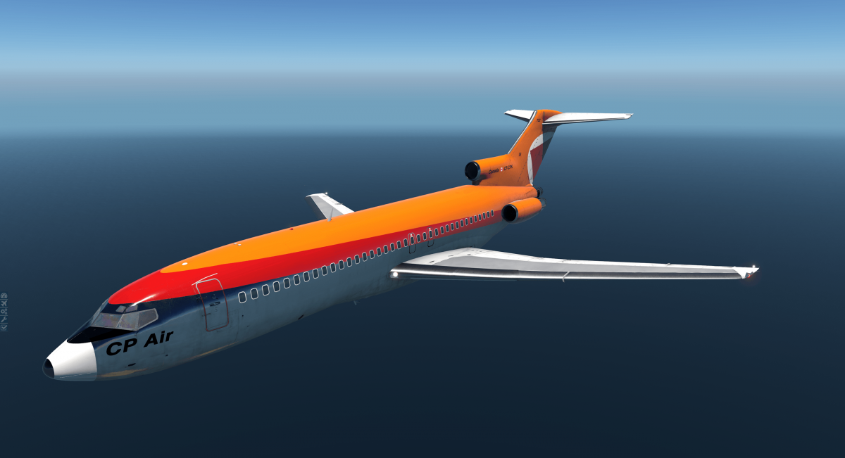 CP Air retro livery for FJS 727-100 - Aircraft Skins - Liveries - X ...
