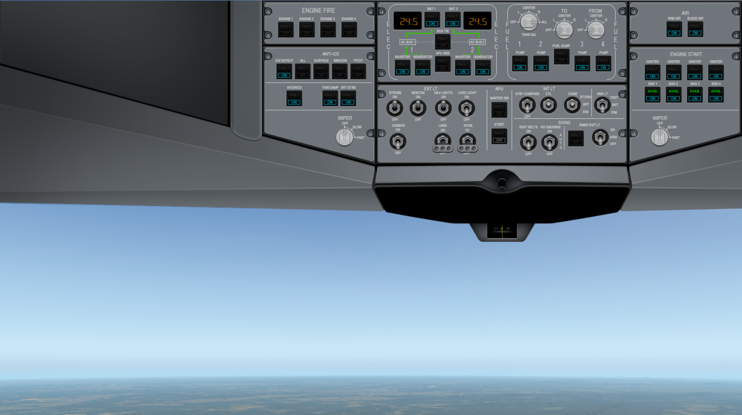 Airbus A340 Panel Update - Airliners - X-Plane.Org Forum