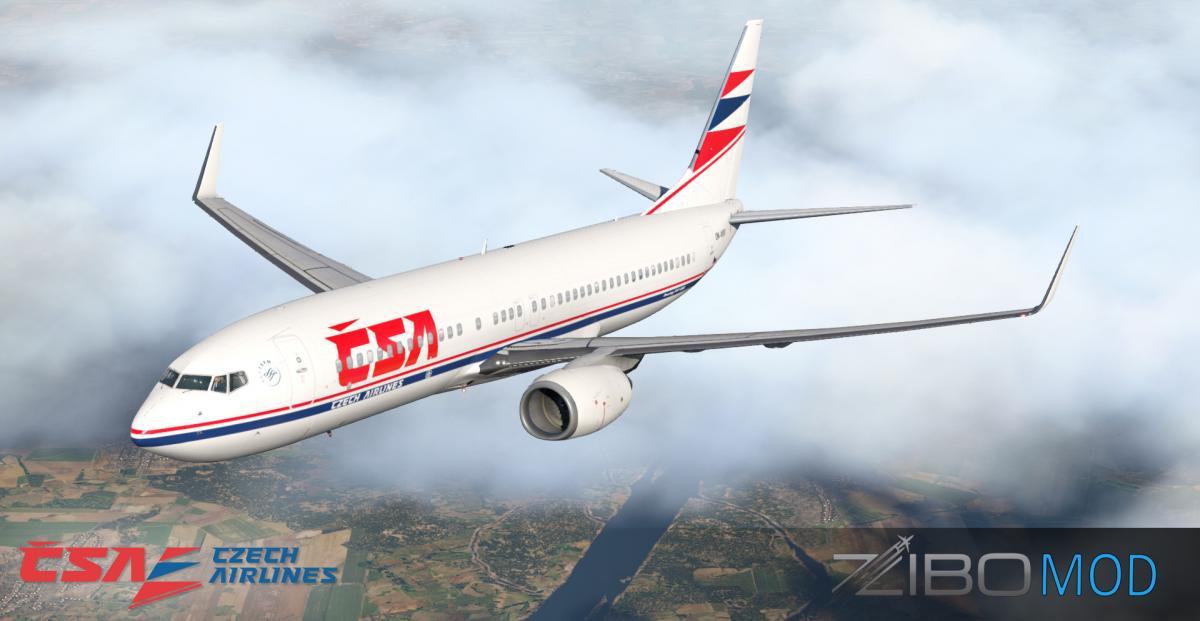 ZIBO 737-800 ZIBO Czech Airlines vintage repaint - Aircraft Skins ...