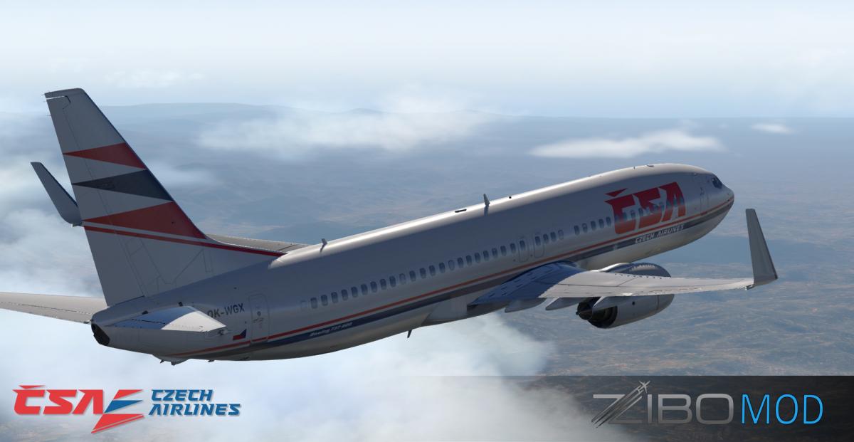ZIBO 737-800 ZIBO Czech Airlines vintage repaint - Aircraft Skins ...