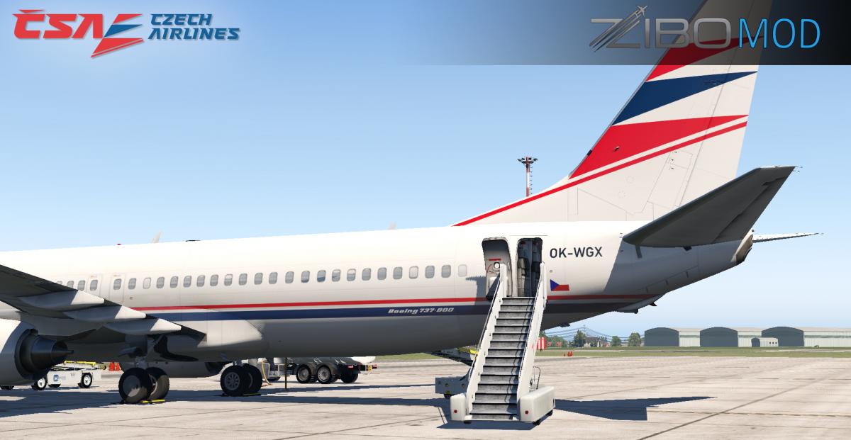 ZIBO 737-800 ZIBO Czech Airlines vintage repaint - Aircraft Skins ...