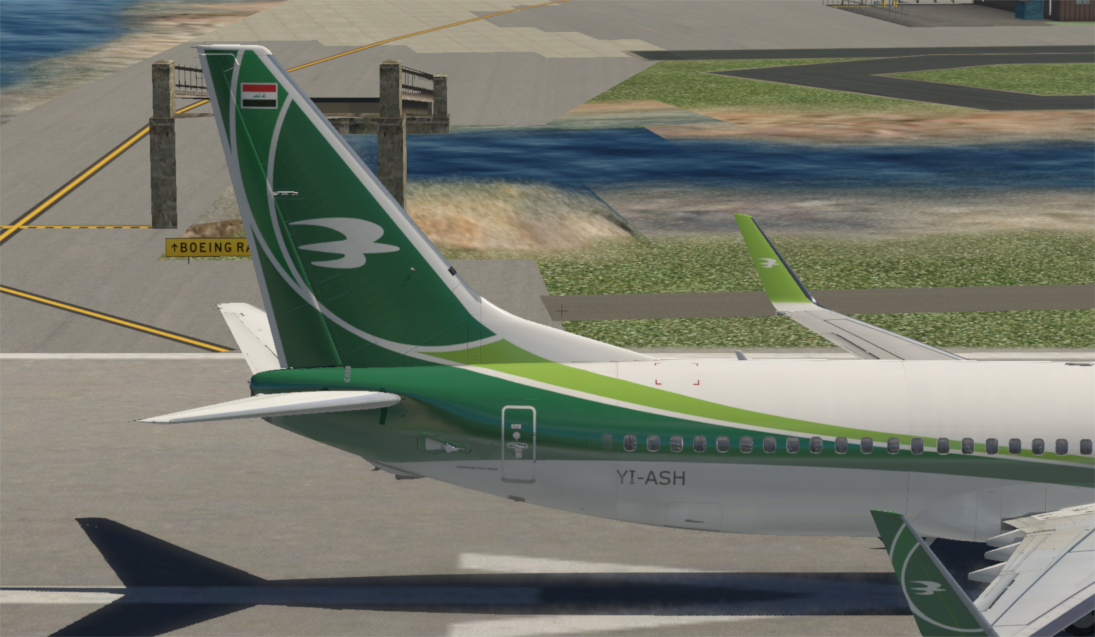 Iraqi Airways Livery For Boeing 737-800X Zibo Mod - Aircraft Skins ...
