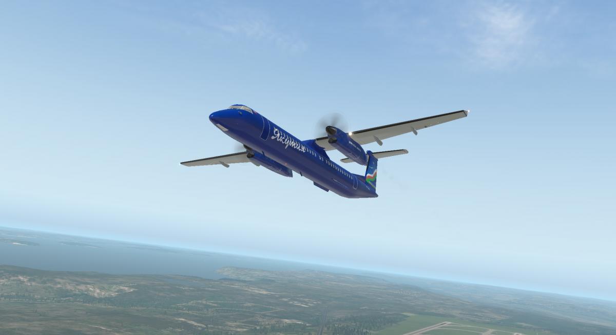 Dash 8 Q400 by Riviere Yakutia liveries pack - Aircraft Skins ...