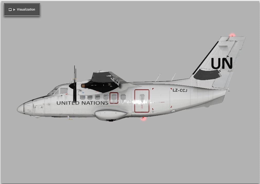 United Nations-(LZ-CCJ) Livery for LET L-410 Turbolet - Aircraft Skins ...