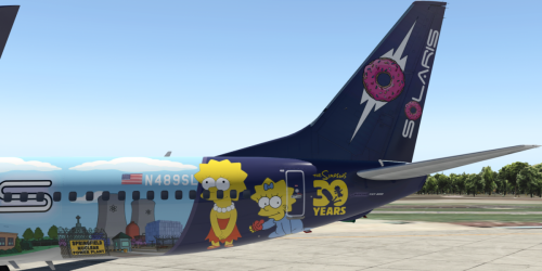 Solaris - The Simpsons 30 Years - Aircraft Skins - Liveries - X-Plane ...