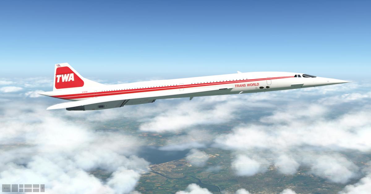 Colimata Concorde TWA 1980's Livery - Concorde by Colimata - X-Plane ...