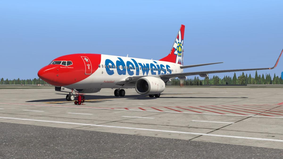 737-700U Edelweiss (fictional) liveries - Aircraft Skins - Liveries - X ...