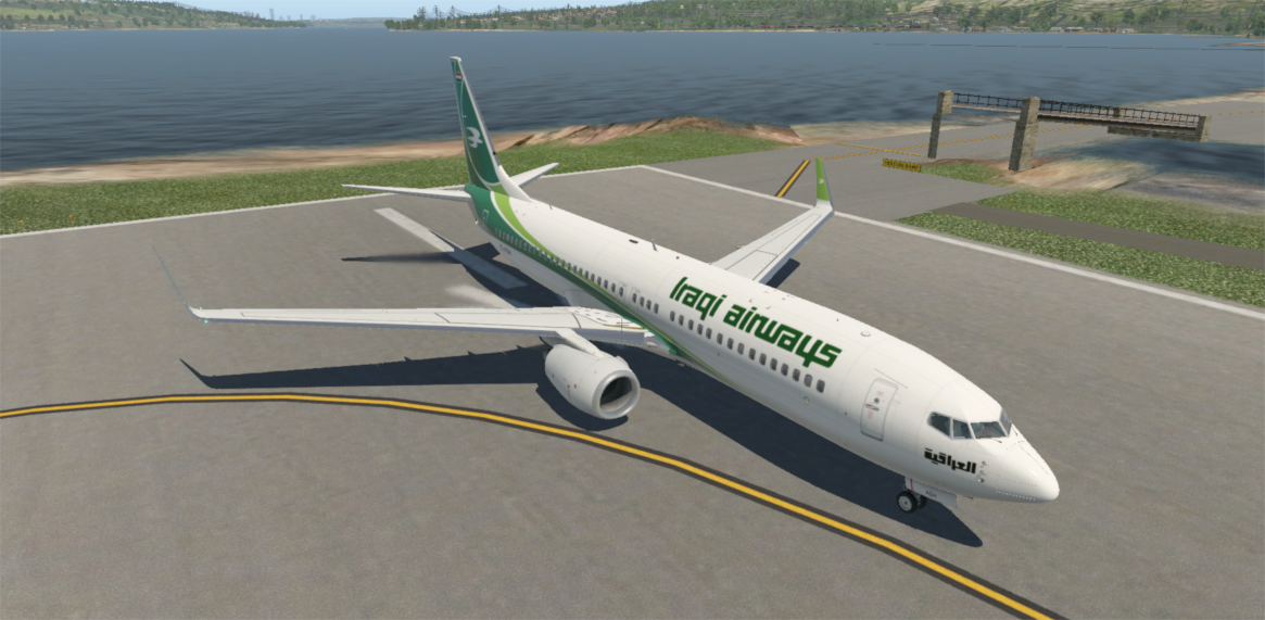 Iraqi Airways Boeing 737-800 Livery 90's skin - Aircraft Skins ...