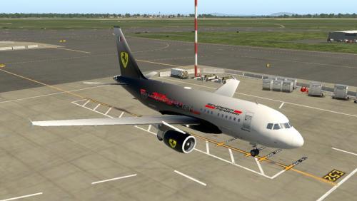 Ferrari A-318 livery (fictional) for Riverie's A-318 - Aircraft Skins ...