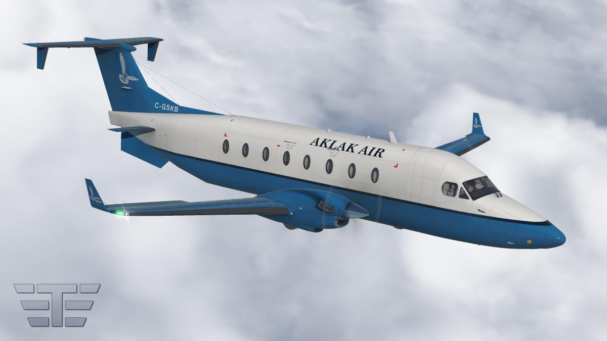 Carenado - B1900D - Aklak Air - C-GSKB - Aircraft Skins - Liveries - X ...