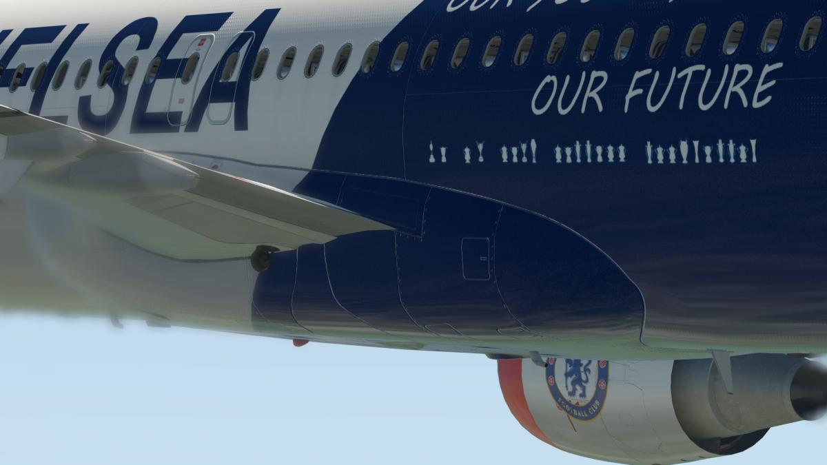 FlightFactor A320- Chelsea football club special livery - Aircraft ...