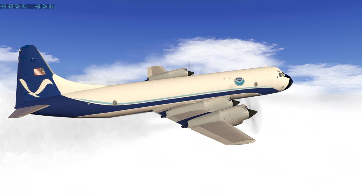 NOAA Hurricane Hunter Kermit L-188 (Fictional) - Aircraft Skins ...