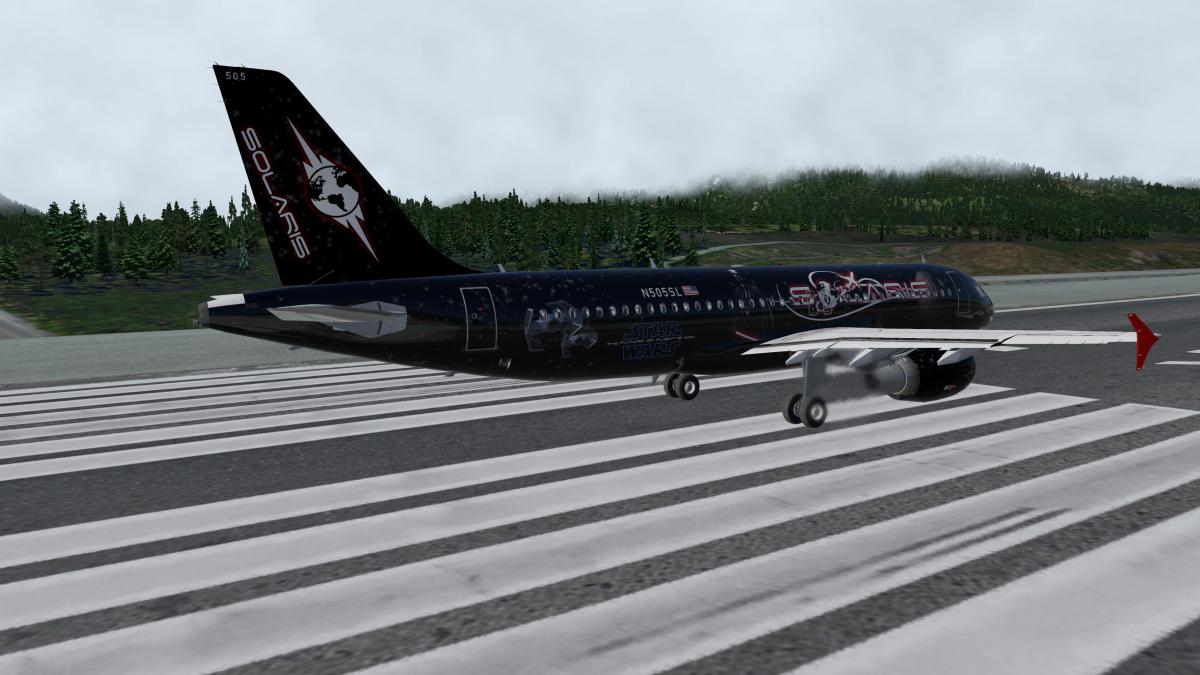 Flight Factor A320 - Solaris N505SL Star Wars - Aircraft Skins ...