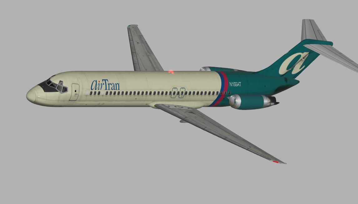 Dc-9-32 AirTran Airways Remastered. - Aircraft Skins - Liveries - X ...
