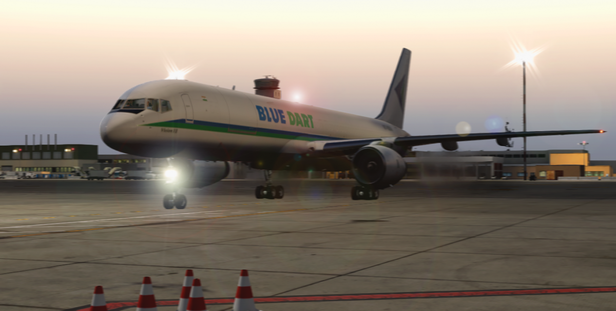 Blue Dart cargo Flight Factor 757 - Aircraft Skins - Liveries - X-Plane ...